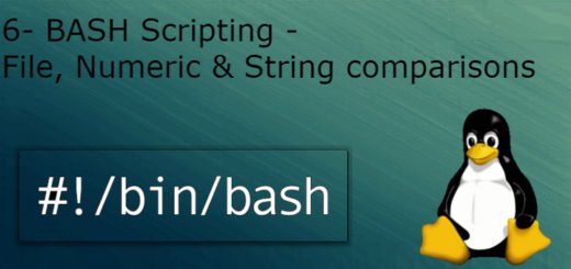 6 Bash Scripting File Numeric And String Comparisons Linuxtechlab
