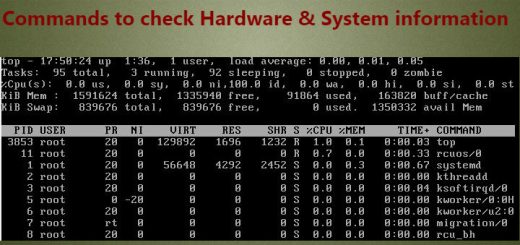 Commands to check System & Hardware Information - LinuxTechLab