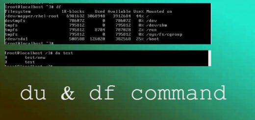 Use Of Du And Df Commands With Examples Linuxtechlab 