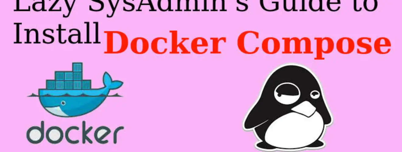Lazy Sysadmin S Guide To Install Docker Compose Linuxtechlab