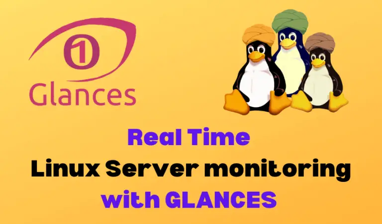 Real Time Linux Server monitoring with GLANCES - LinuxTechLab