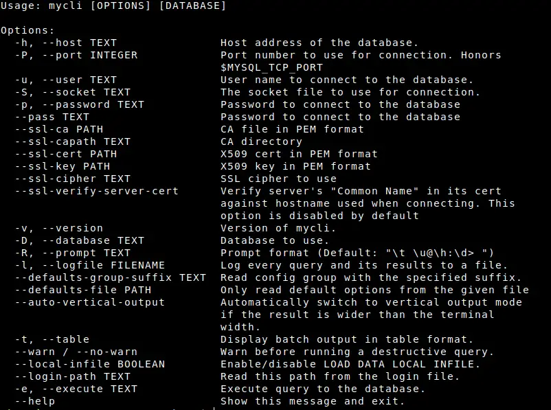 Install Mysql Cli Install Mycli On Ubuntu Fedora Centos Linuxtechlab 3158