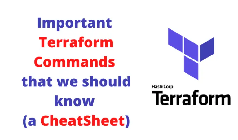 Important Terraform Commands that we should know (a CheatSheet ...