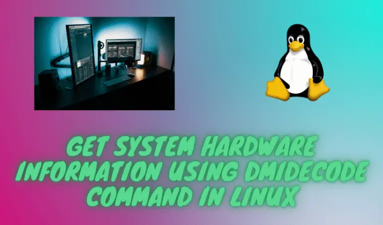 Get System Hardware information using 'dmidecode' command in Linux ...