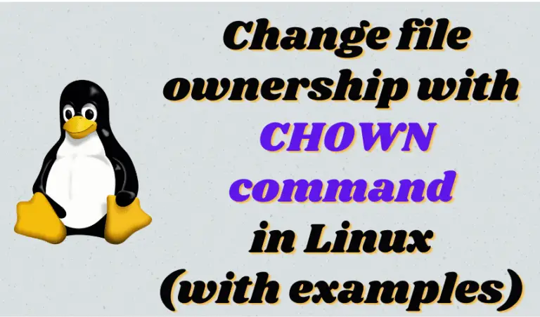 Change file ownership with CHOWN command in Linux (with examples ...